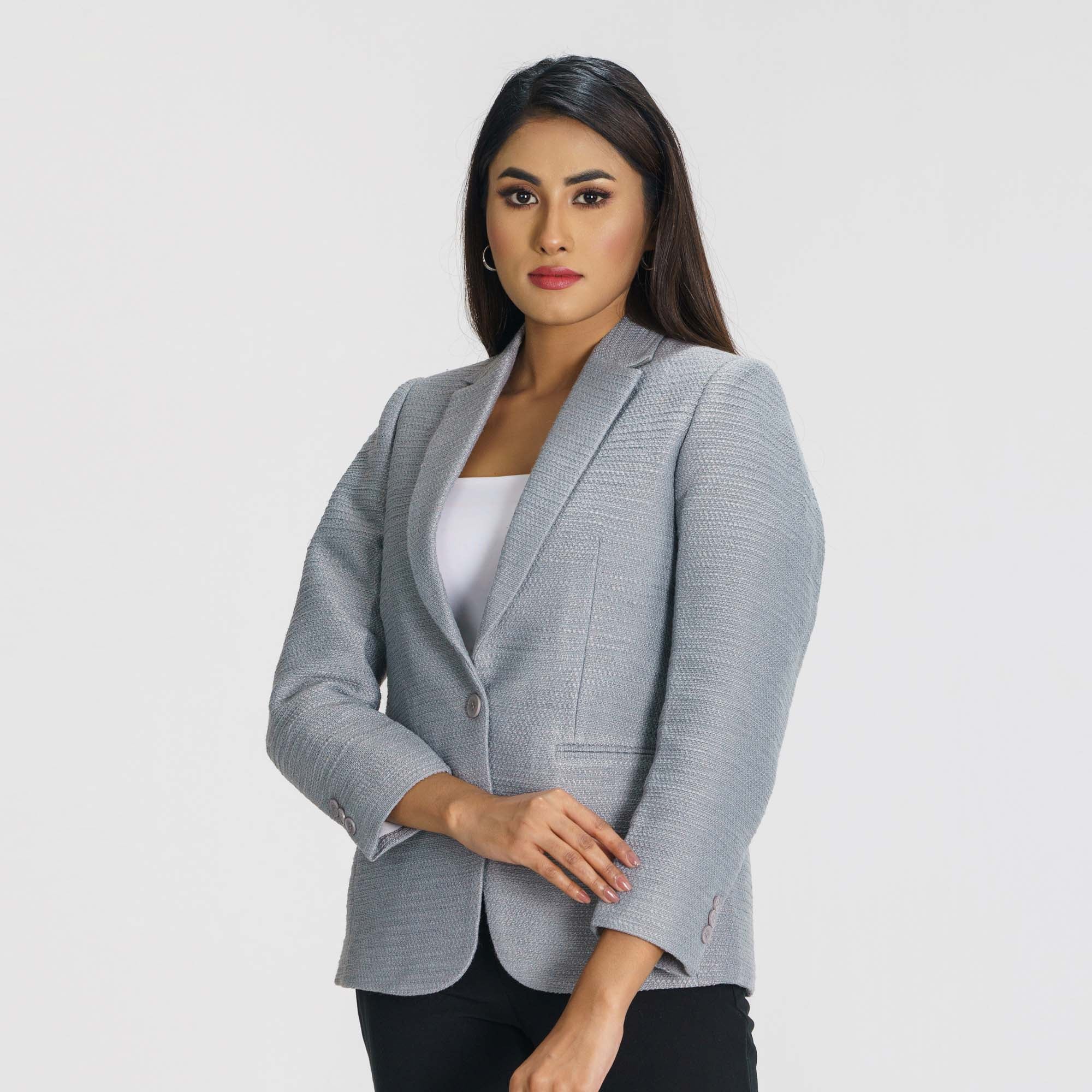 Womens Ash Slim Fit Blazer – TwelveBd