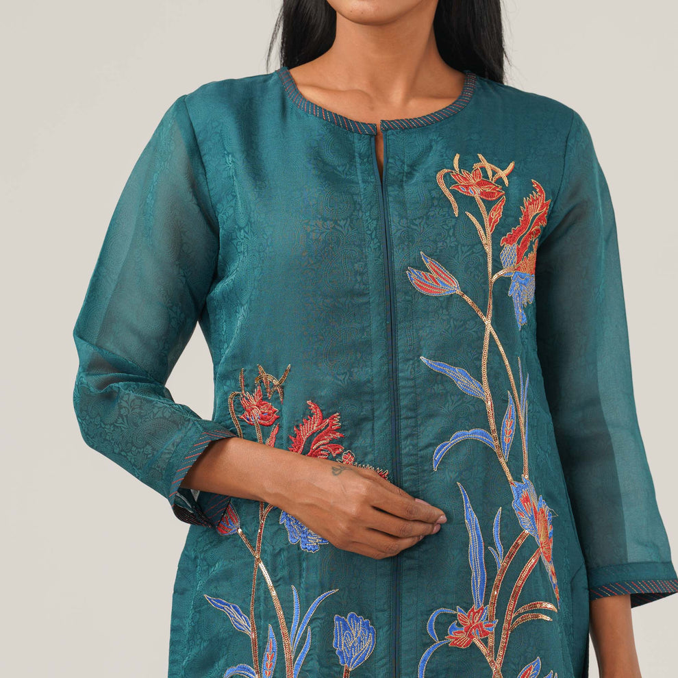 Womens Emerald Green Three Piece Set – TwelveBd