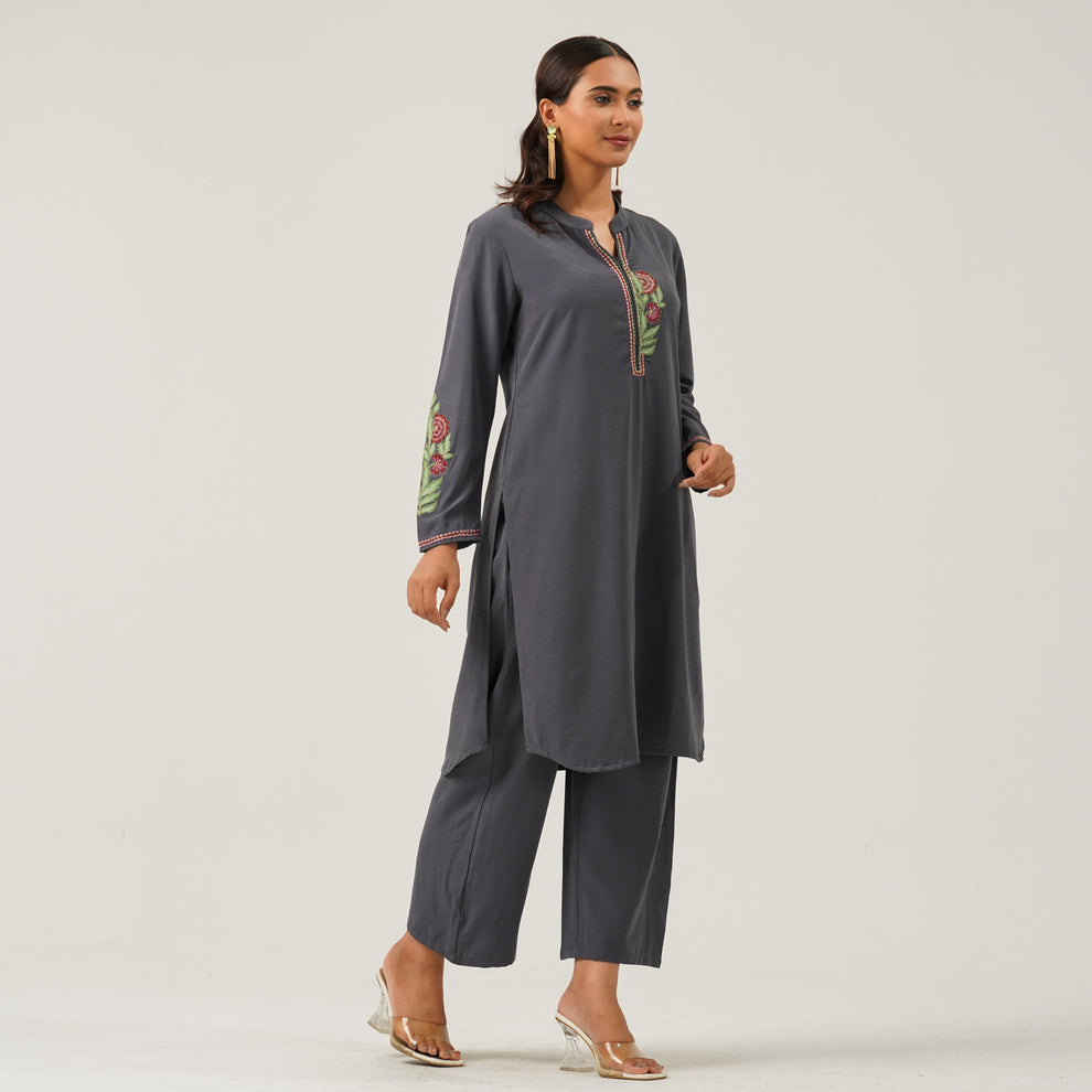 Womens Grey Two Piece Set – TwelveBd